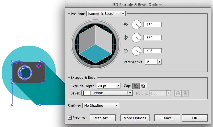 Vektorgarten - Long Shadows with Illustrator